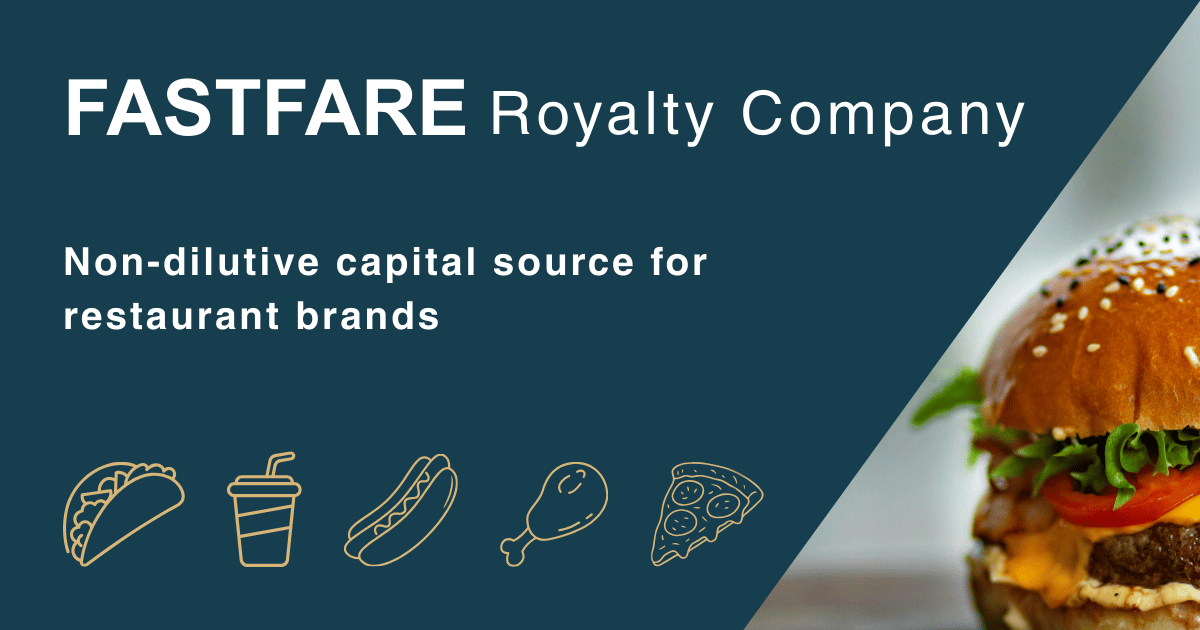 FASTFARE Royalty Company | Non-dilutive capital for restaurant brands